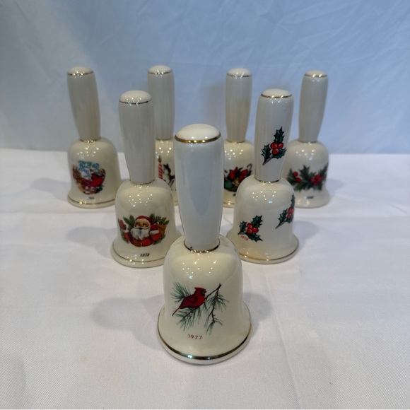 Vintage | Holiday | Vintage Christmas Porcelain Bell Figurines 97s And ...